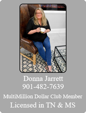 Donna Real Estate Agent Tennessee and Mississippi